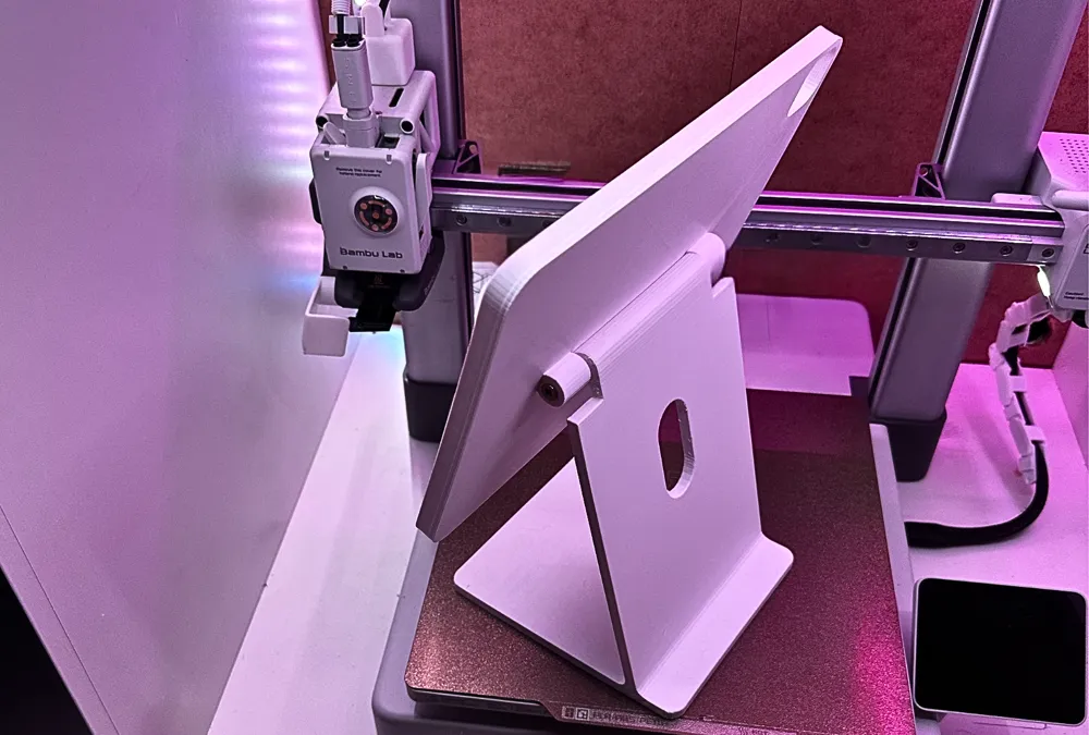 Magnetic iMac Stand for iPad Pro+Universal Holder - Free 3D Print Model ...