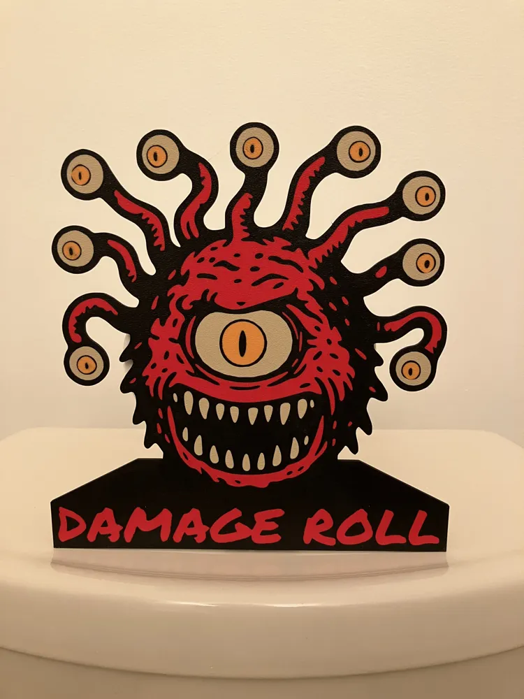 Beholder Toilet Paper Holder - Free 3D Print Model - MakerWorld