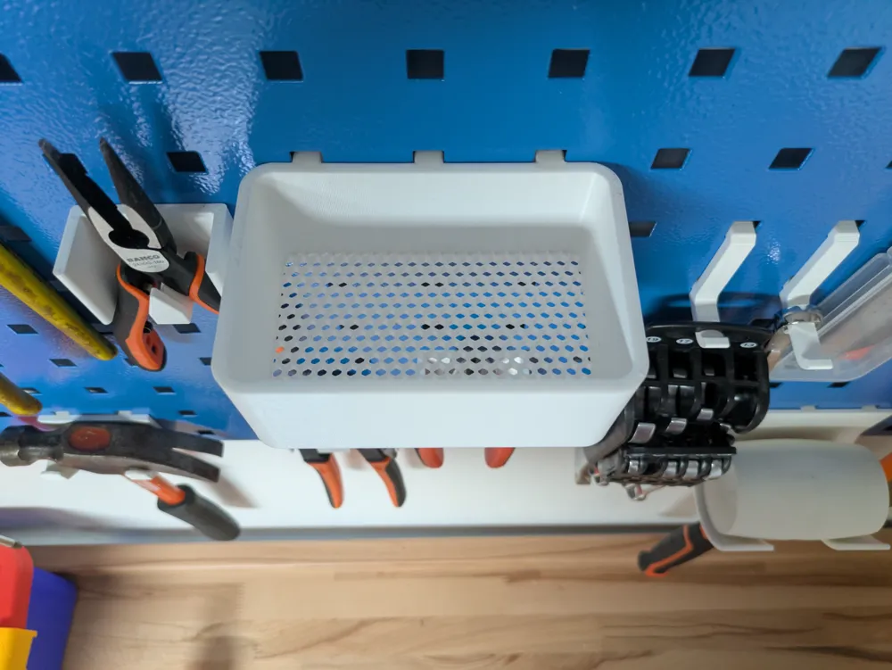 Storage Box [Wide] - Square Pegboard by Degn - MakerWorld