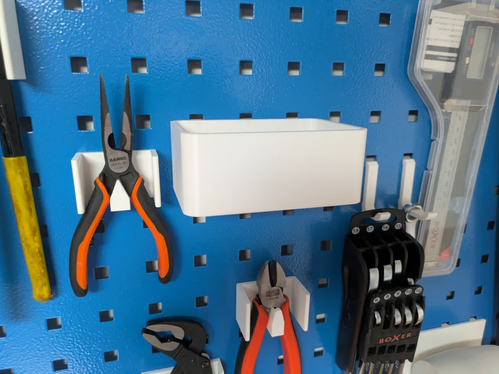 Storage Box [Wide] - Square Pegboard by Degn - MakerWorld