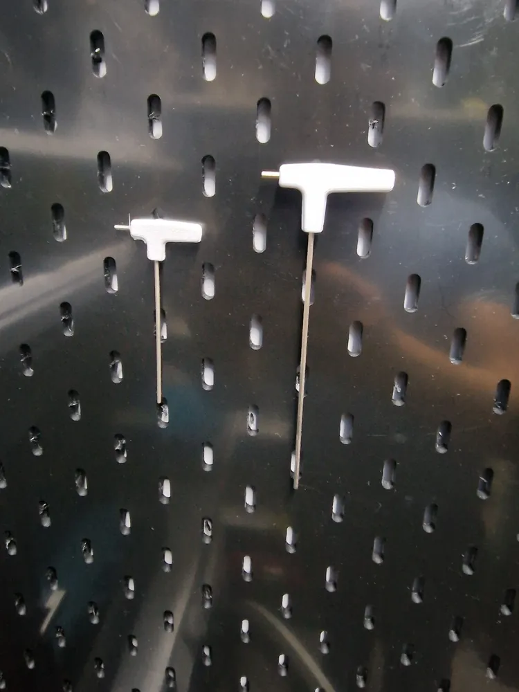 Handles Bambu Lab keys ikea skadis - Free 3D Print Model - MakerWorld