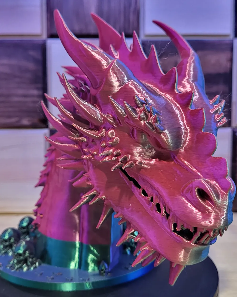 Dragon Display Head by Random3D MakerWorld: Download Free 3D Models