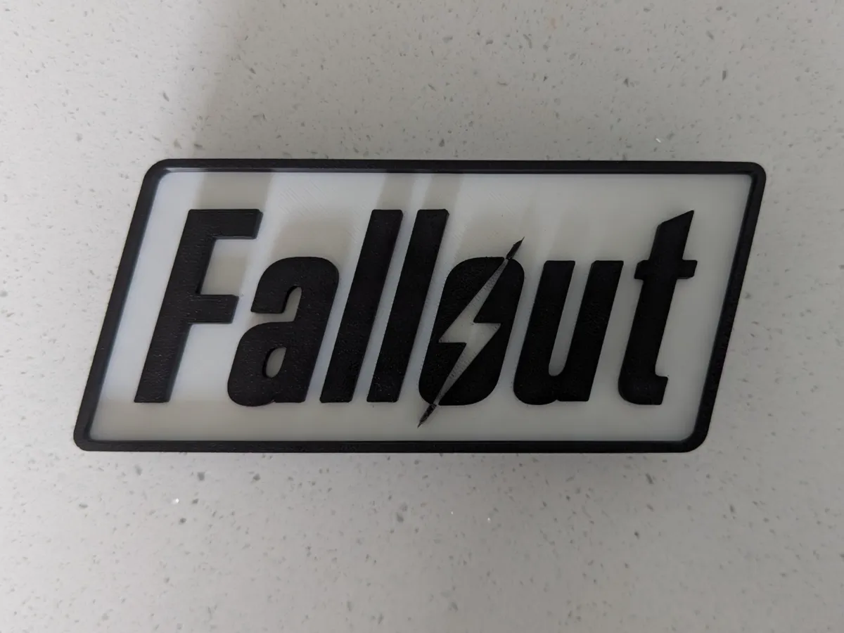 Fallout Logo by RadonDesigns MakerWorld: Download Free 3D Models