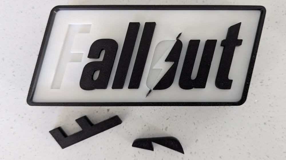 Fallout Logo by RadonDesigns MakerWorld: Download Free 3D Models