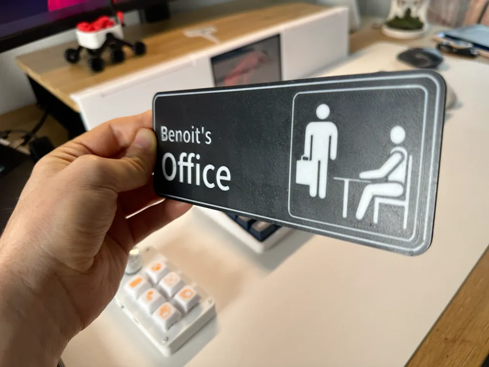 Customizable The Office door sign by benoitperocheau - MakerWorld