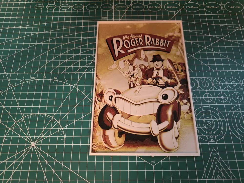 Who Framed Roger Rabbit Poster V2 - Hueforge Art - Free 3D Print Model ...