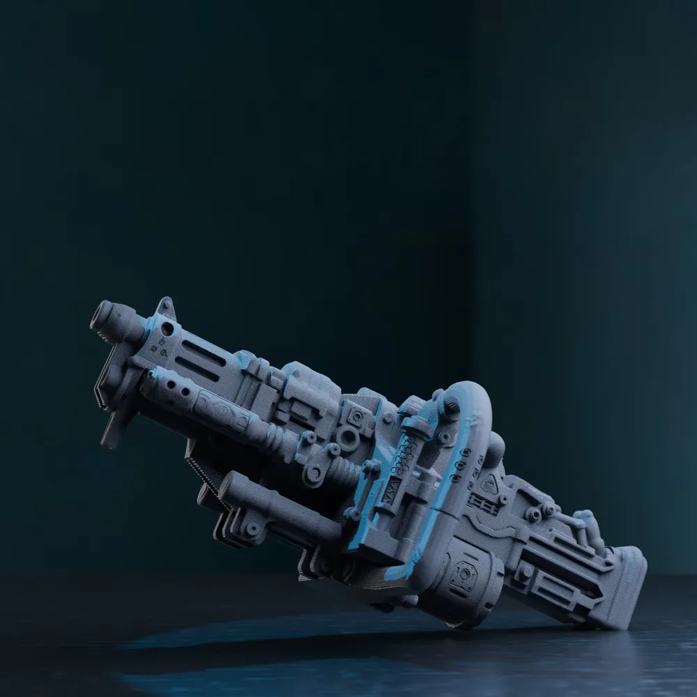 Laser Rifle - Mecha Weapon / Wolfenstein by TheLightning MakerWorld ...