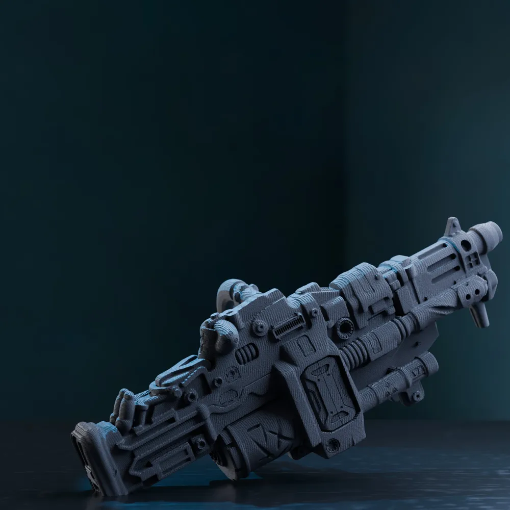 Laser Rifle - Mecha Weapon / Wolfenstein by TheLightning MakerWorld ...