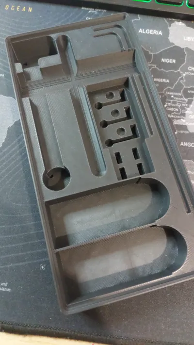 Toolset Gridfinity tile for P1S, P1P, X1 Bambulab by StuartGG - MakerWorld