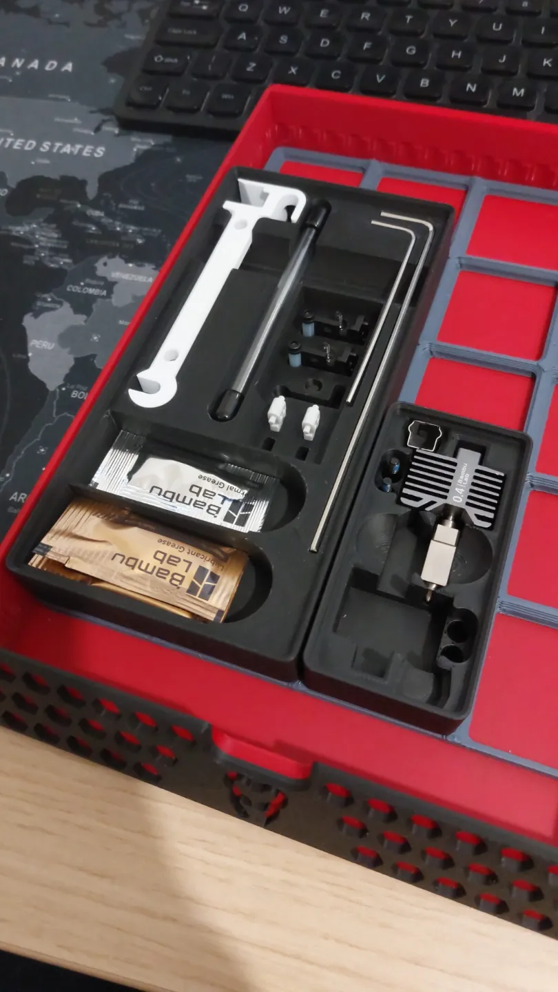 Toolset Gridfinity tile for P1S, P1P, X1 Bambulab - Free 3D Print Model ...