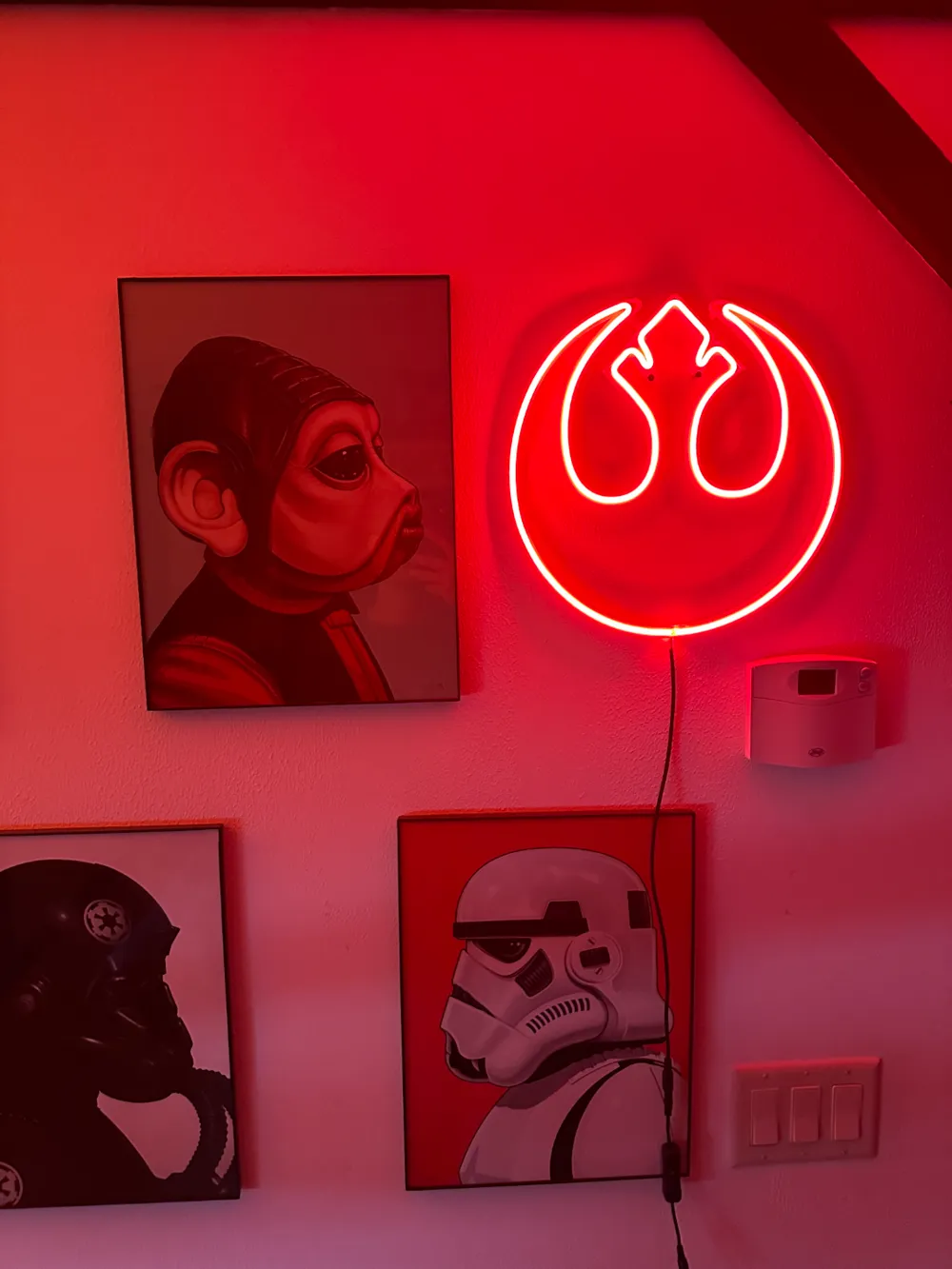 Star Wars Rebellion logo neon sign by thingspatprinted - MakerWorld