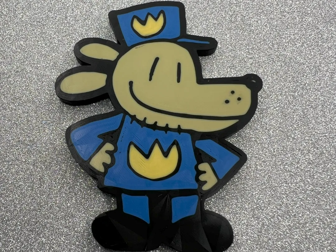 Dogman magnet - Free 3D Print Model - MakerWorld