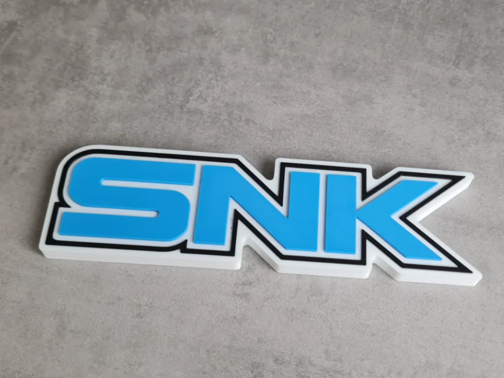 SNK logo / sign by Lendehaas MakerWorld: Download Free 3D Models