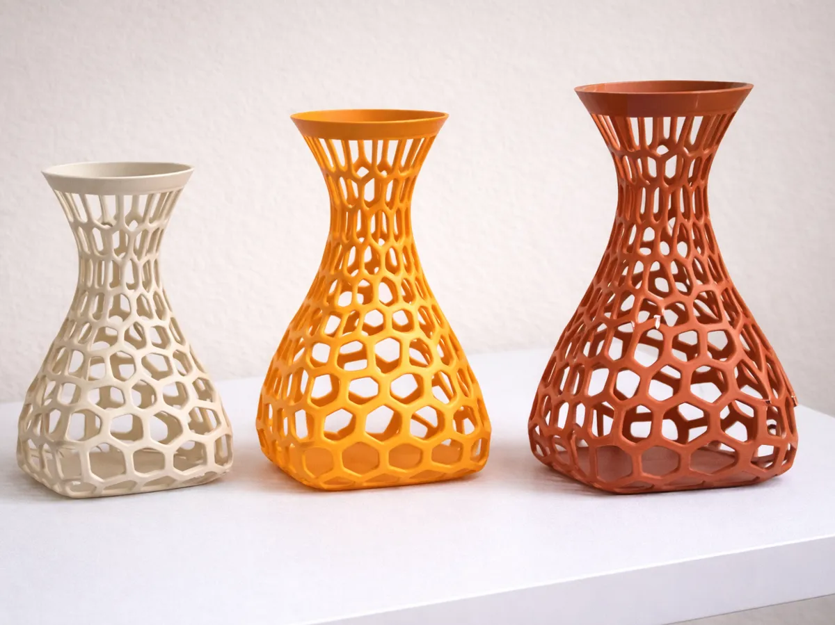 Organic Lattice Vase – Parametric 3D Design - Free 3D Print Model ...