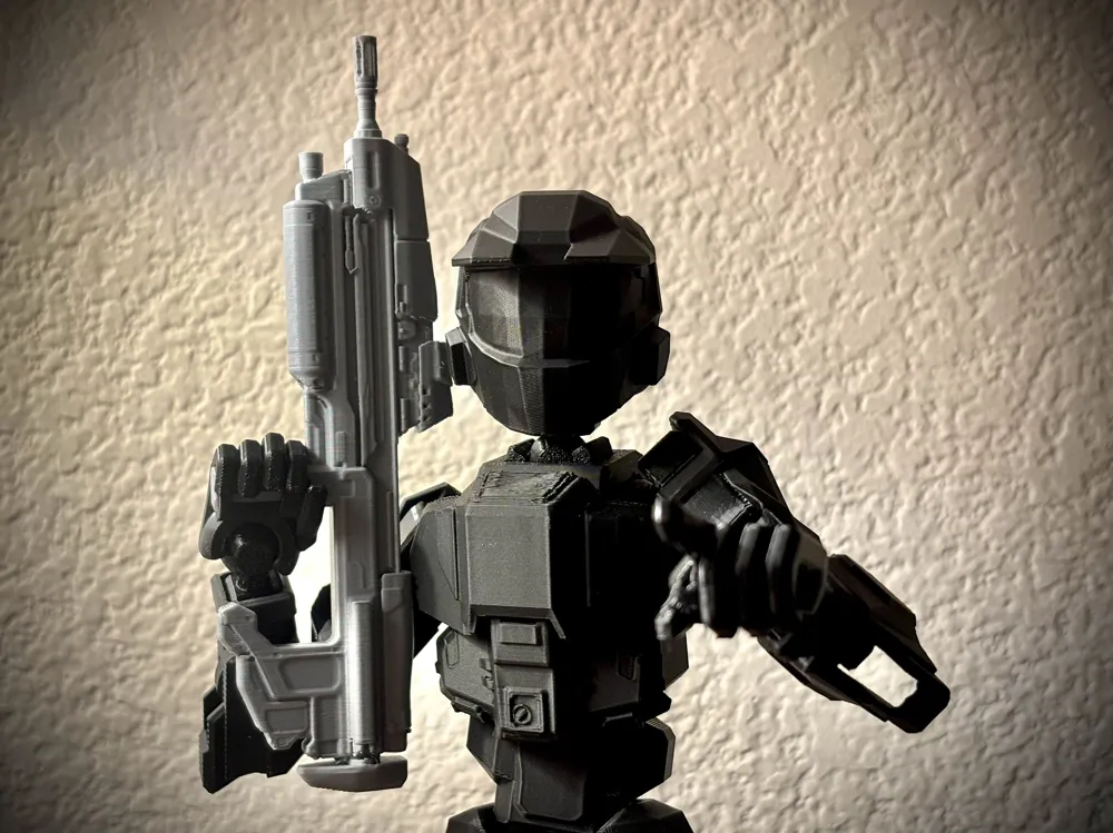 Dummy 13 Halo MA40 Assault Rifle Weapon System - Free 3D Print Model ...
