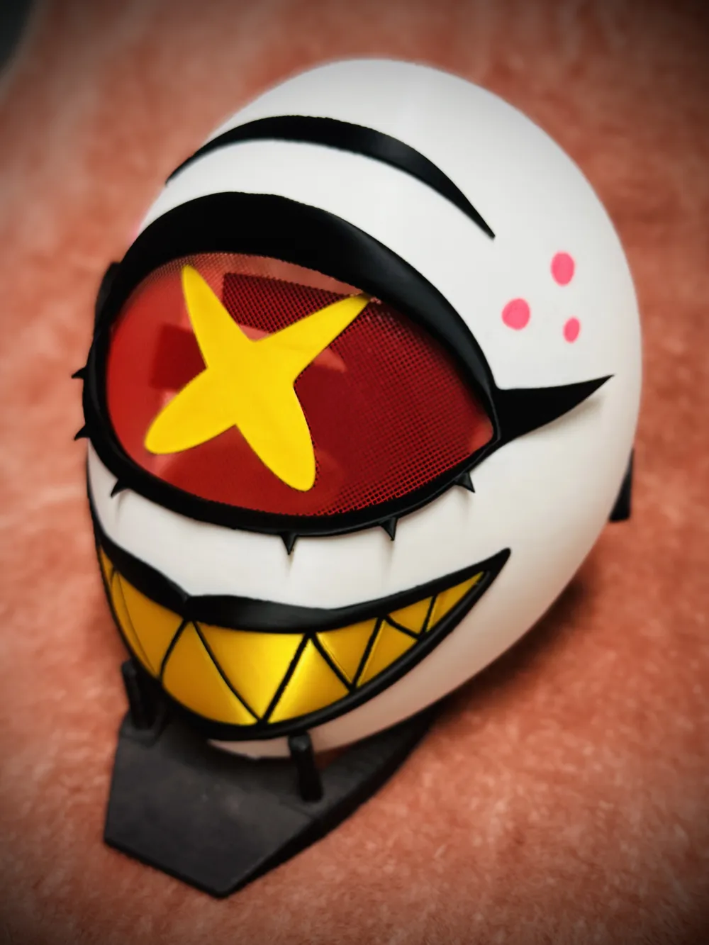 Hazbin Hotel Cherri Bomb Mask - Free 3D Print Model - MakerWorld