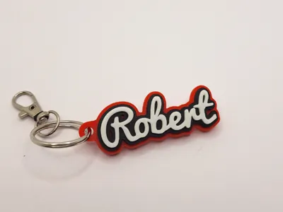 Robert Keychain - Free 3D Print Model - MakerWorld