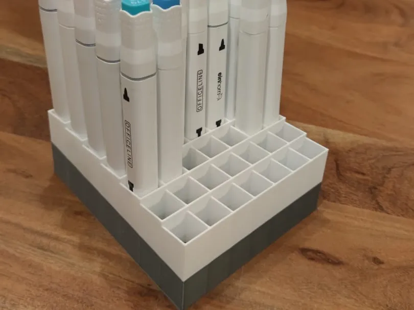 Stand for markers - Free 3D Print Model - MakerWorld