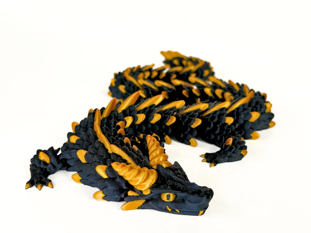 Emberling - Articulated Dragon (Full Size) - Free 3D Print Model ...