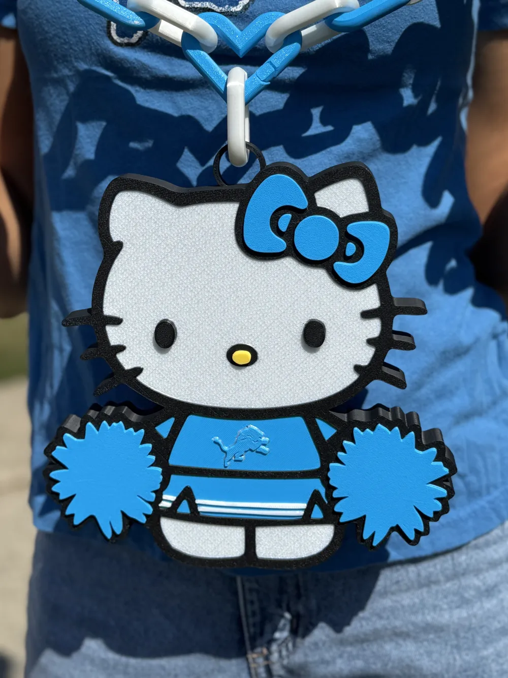 Detroit Lions Hello Kitty Rally Chain by DCREBELS MakerWorld: Download ...