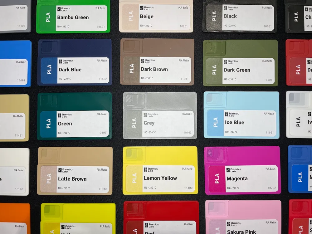 Bambu Lab PLA / Filamentopedia Swatch by FattyMoBookyButt - MakerWorld