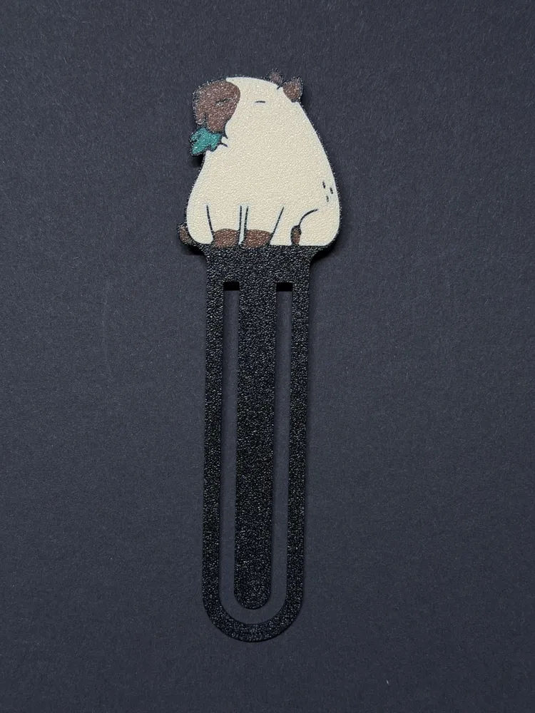 Capybara bookmark eating - Free 3D Print Model - MakerWorld