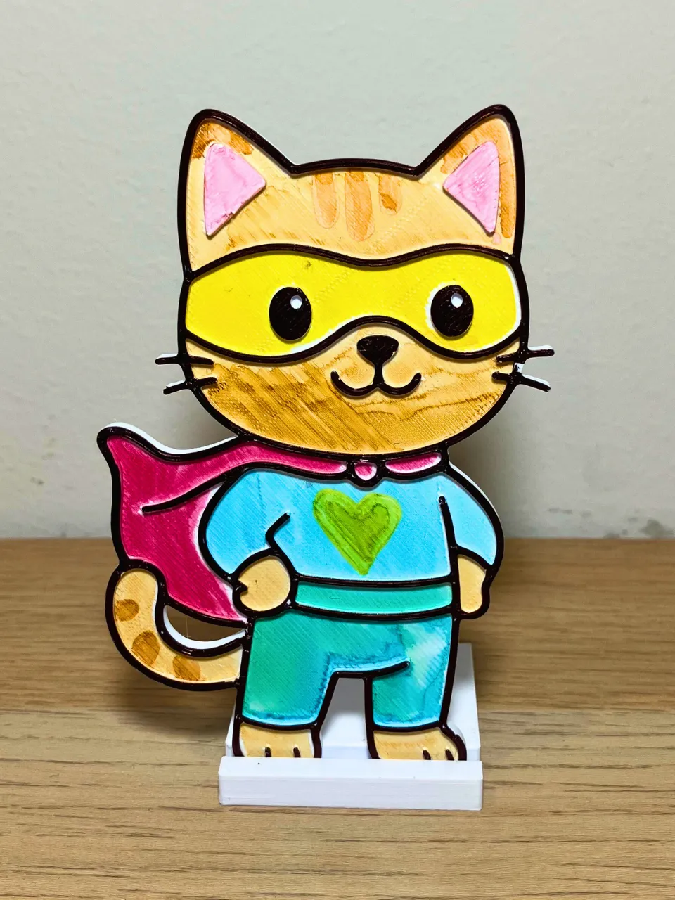 Dog Pirate & Cat Superhero Colouring Set by A*i*m*e*e* MakerWorld: Download Free 3D Models