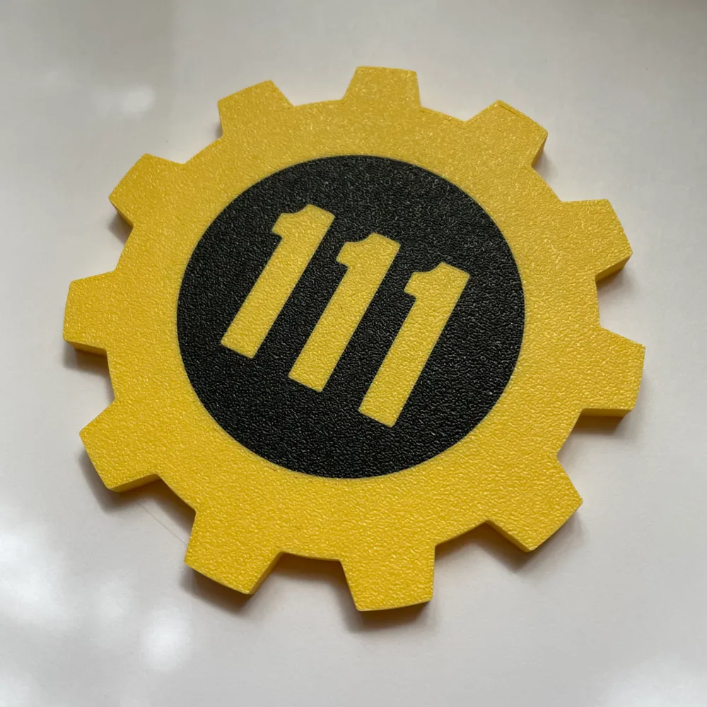 Fallout 4 vault 111 coaster by t0mczek - MakerWorld