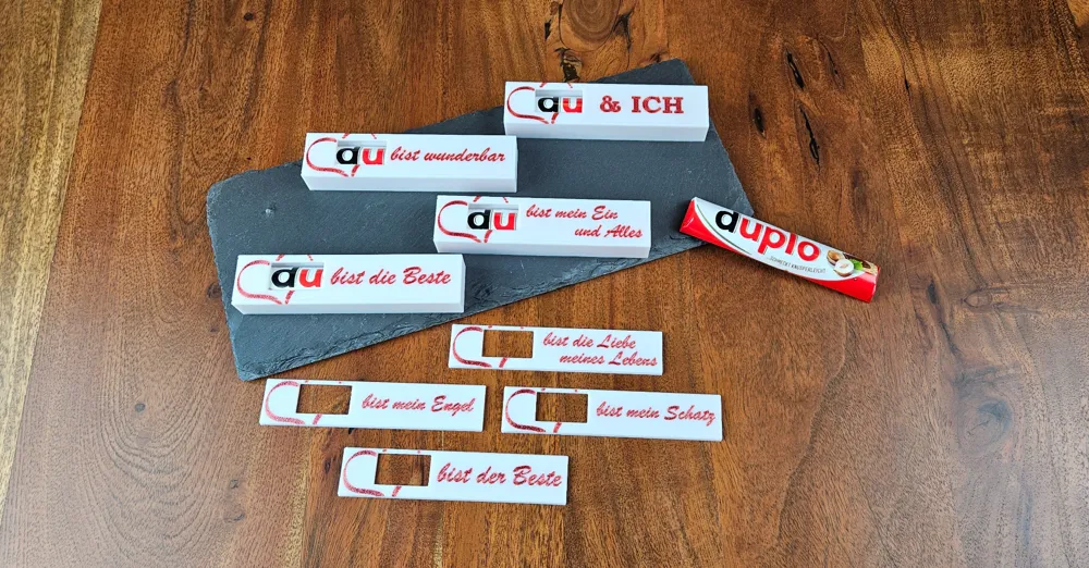 Duplo box with custom text by Xero - MakerWorld