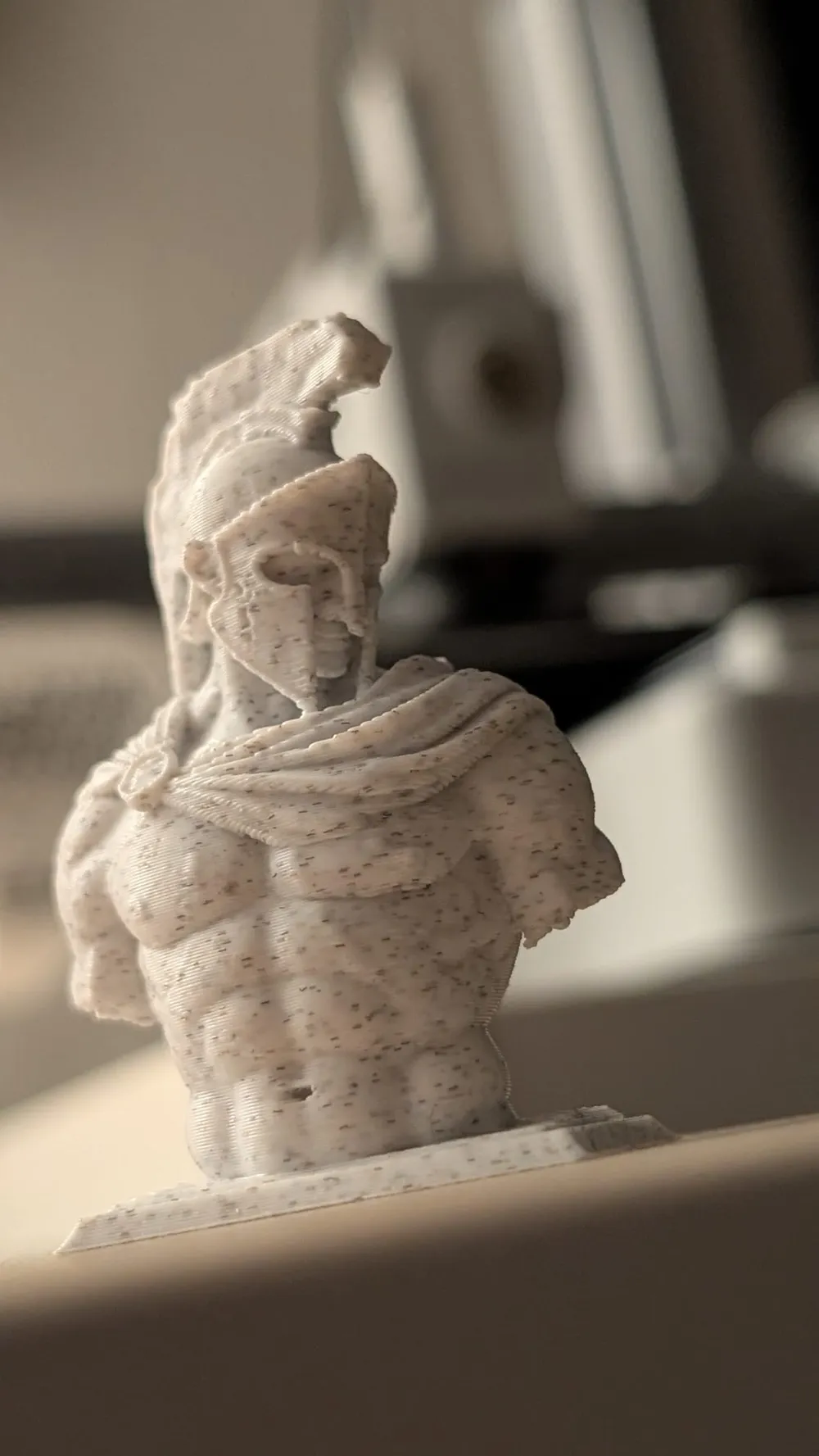 High-quality bust sculpture of a Spartan by Dexter MakerWorld: Download ...