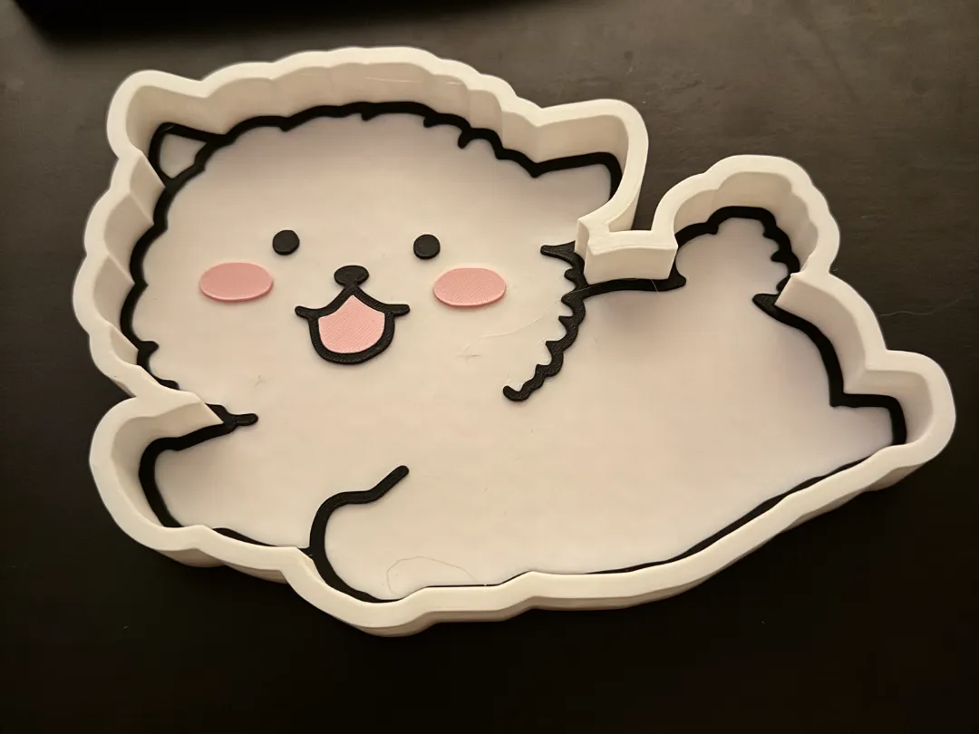 Cute Puppy Catch All Tray - Free 3D Print Model - MakerWorld