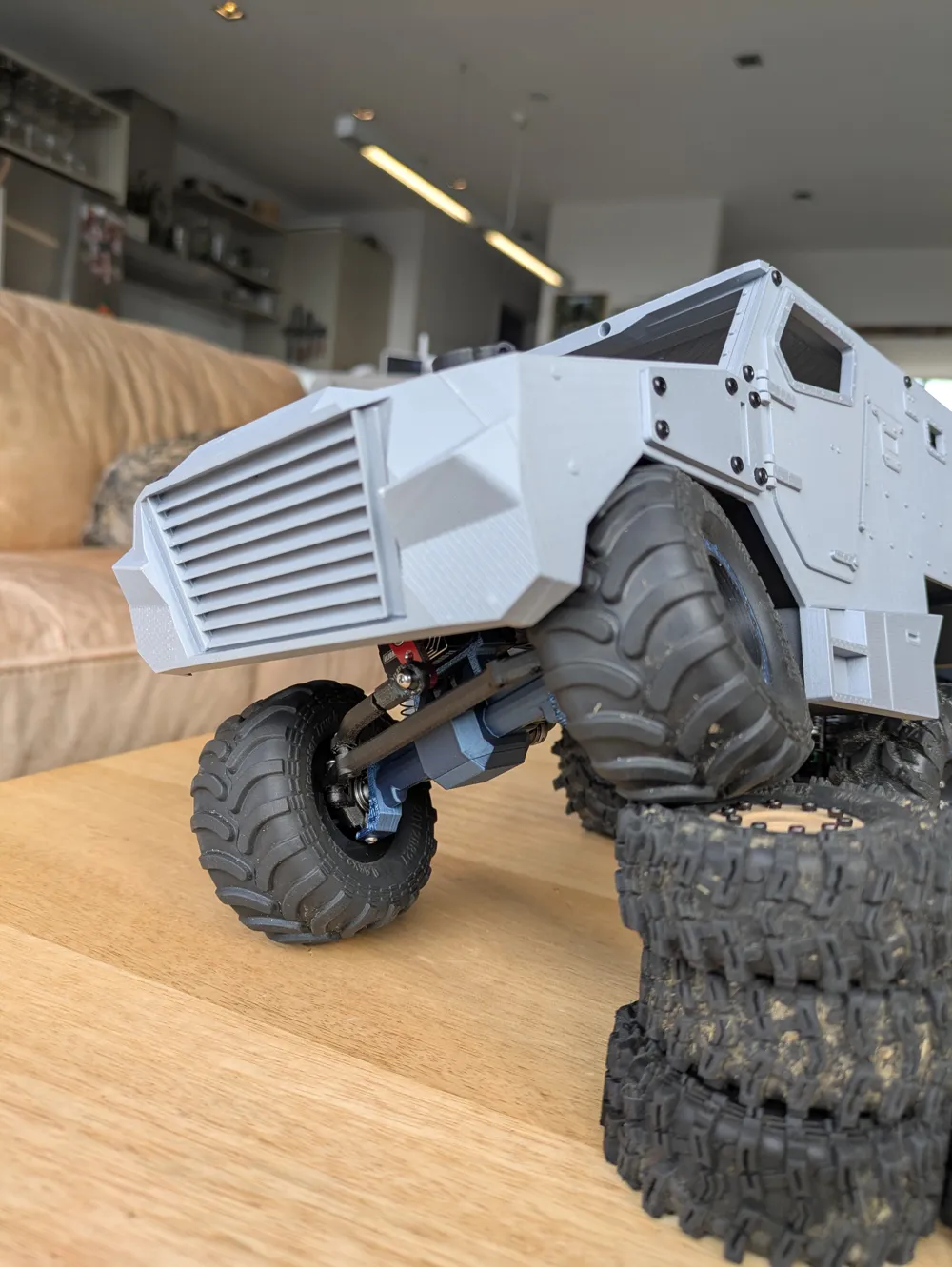 TRX4M axle set - 4x4, 6x6, 8x8, All-wheel steer - Free 3D Print Model ...