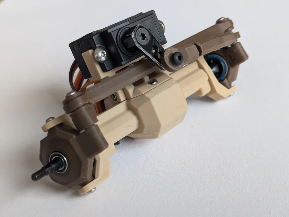 TRX4M axle set - 4x4, 6x6, 8x8, All-wheel steer by Chatts MakerWorld: Download Free 3D Models