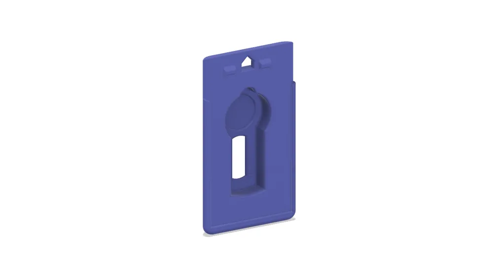 Badge Holder w/ RSA Token (Double/Single) - Free 3D Print Model ...