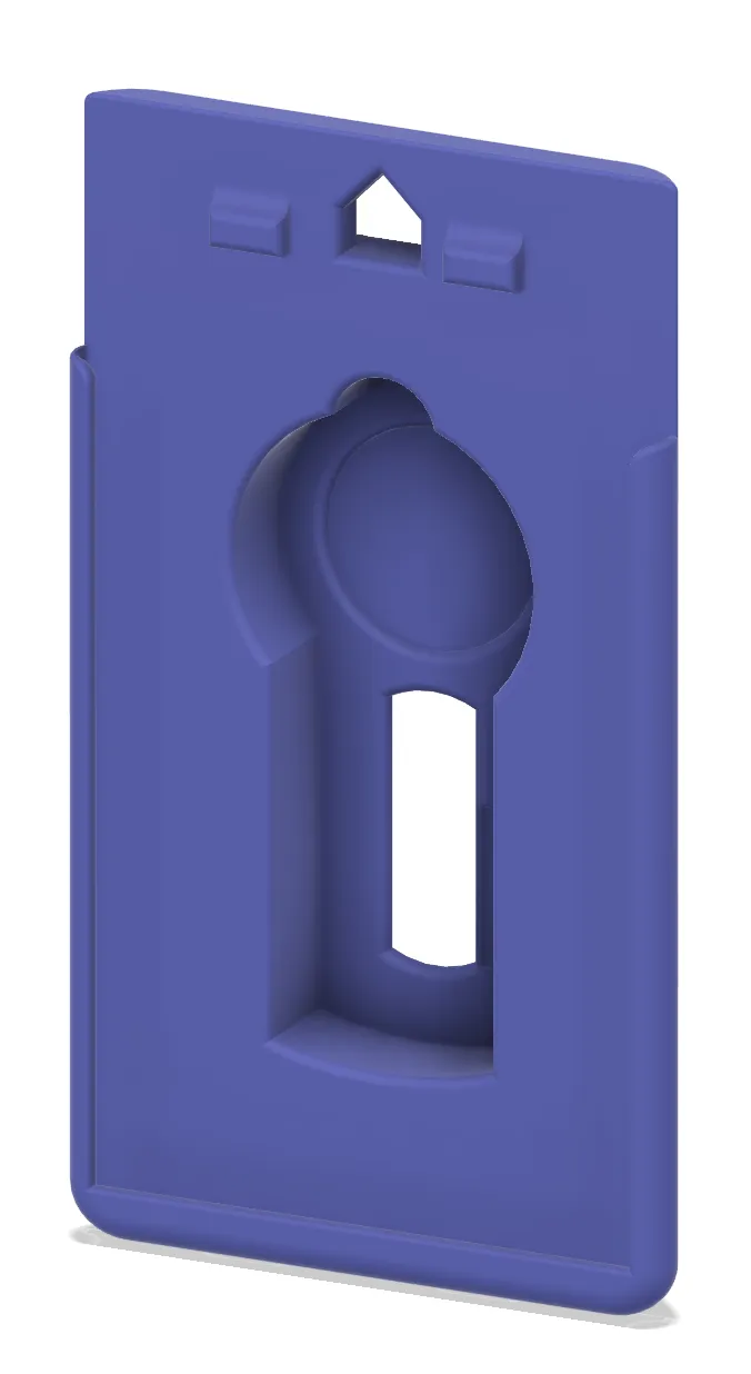 Badge Holder w/ RSA Token (Double/Single) - Free 3D Print Model ...