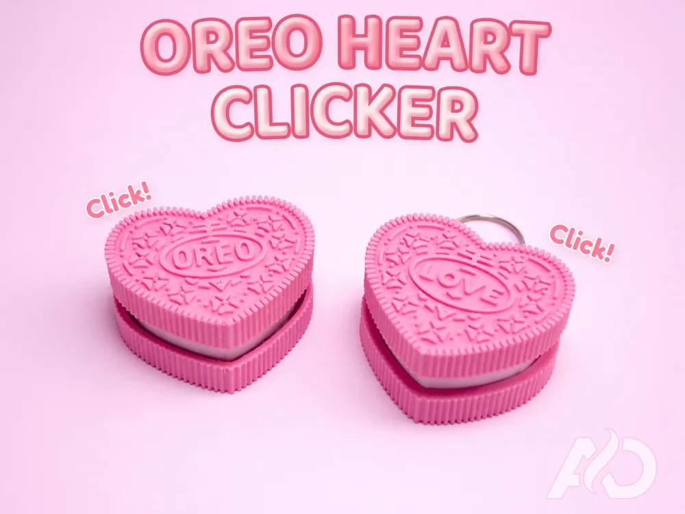 HERZ-OREO-KLICKER – Kostenloses 3D-Druckmodell – MakerWorld