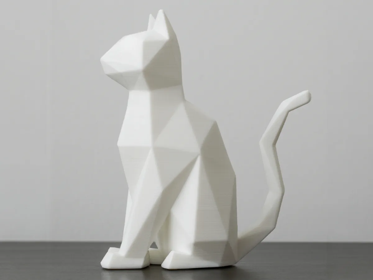 Gato Low Poly sin soporte rápido - Modelo de impresión 3D gratuito ...