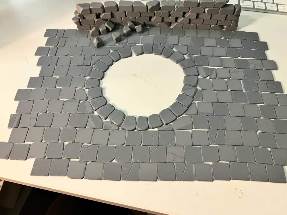 modular floor tile circular by byH - MakerWorld