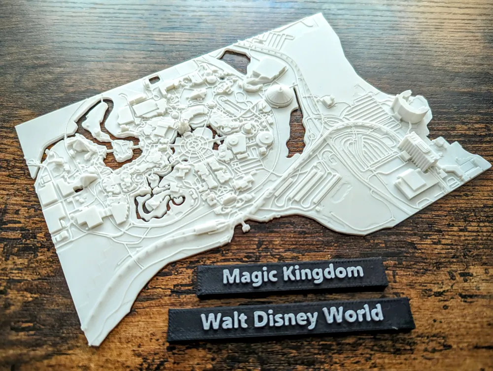 Disney World Magic Kingdom 3D Miniature by jarvizar - MakerWorld
