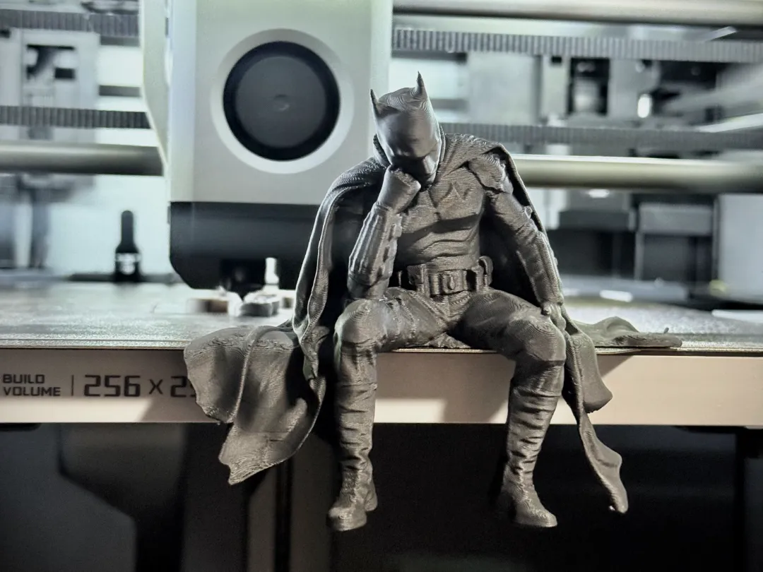 Sad Batman sitting on a Ledge Figurine! - Free 3D Print Model - MakerWorld