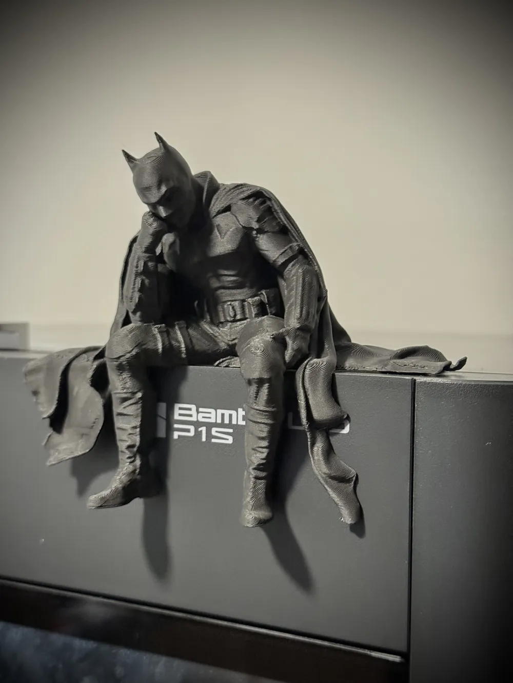 Sad Batman sitting on a Ledge Figurine! - Free 3D Print Model - MakerWorld