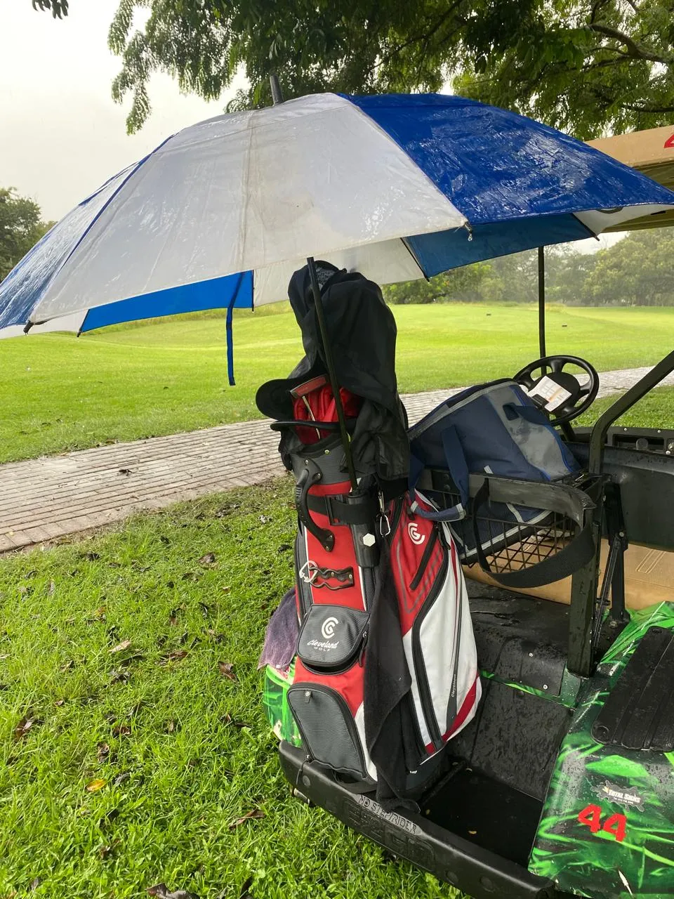 Golf bag strap umbrella holder - Free 3D Print Model - MakerWorld