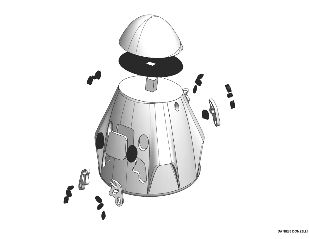 Space X Dragon with Trunk by Dany 3D MakerWorld: Download Free 3D Models