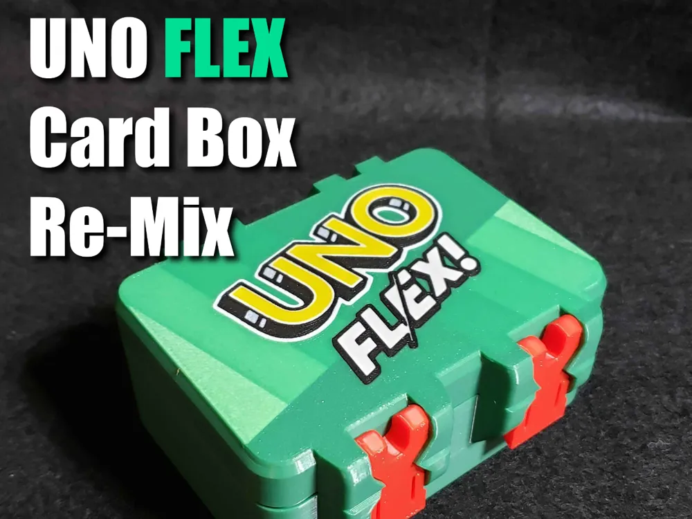Uno FLEX Card Box - SnapLock Re-Mix - Free 3D Print Model - MakerWorld