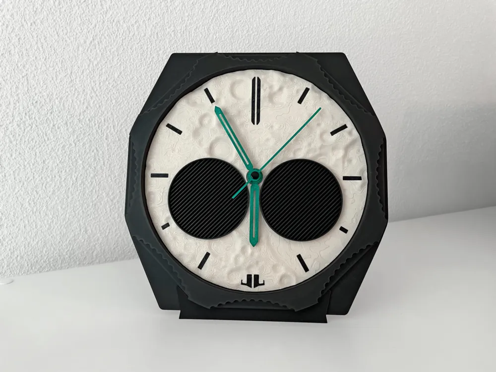 Modular Table Clock (Moon Edition) by damiro - MakerWorld
