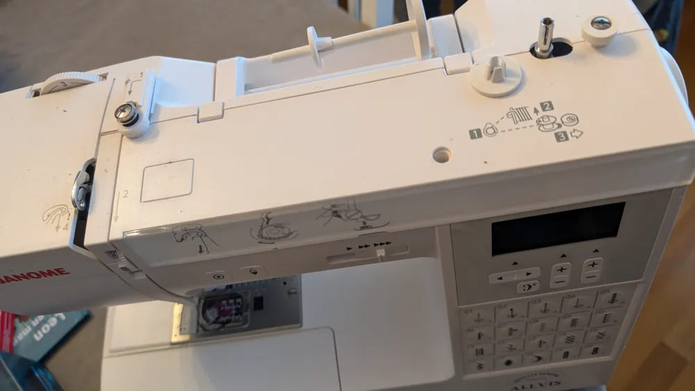 Janome Spool Cap Holder by LayeredPixels by Tomas - MakerWorld