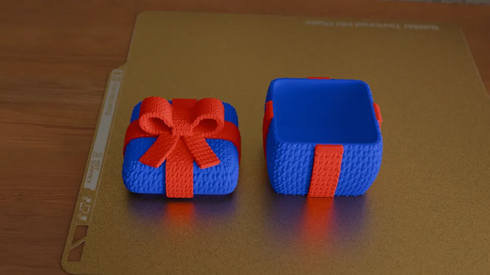 Christmas Gift Box Crochet - Free 3D Print Model - MakerWorld