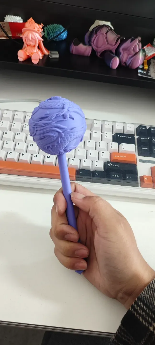 Nezha 2 - Ao Bing's Weapon: Panlong Ice Hammer and Seasalt Lollipop ...