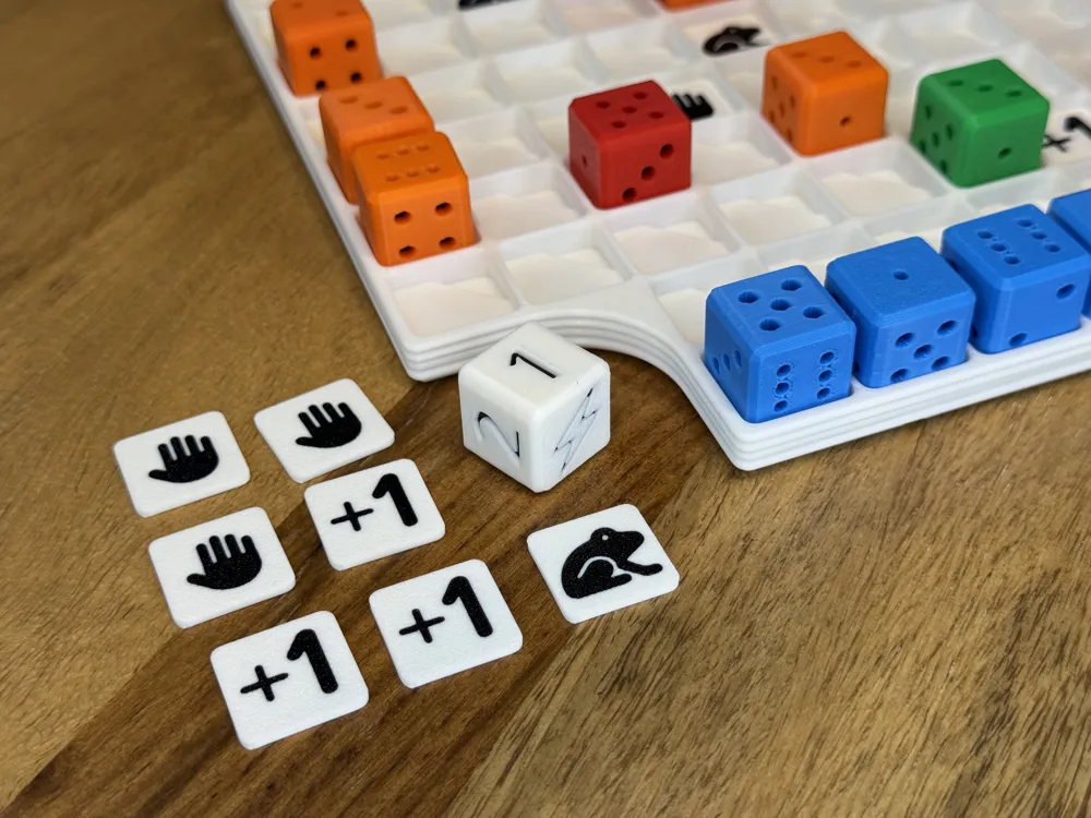 Tumblin' Tactics - Fun Dice Tumbling Game - Free 3D Print Model ...