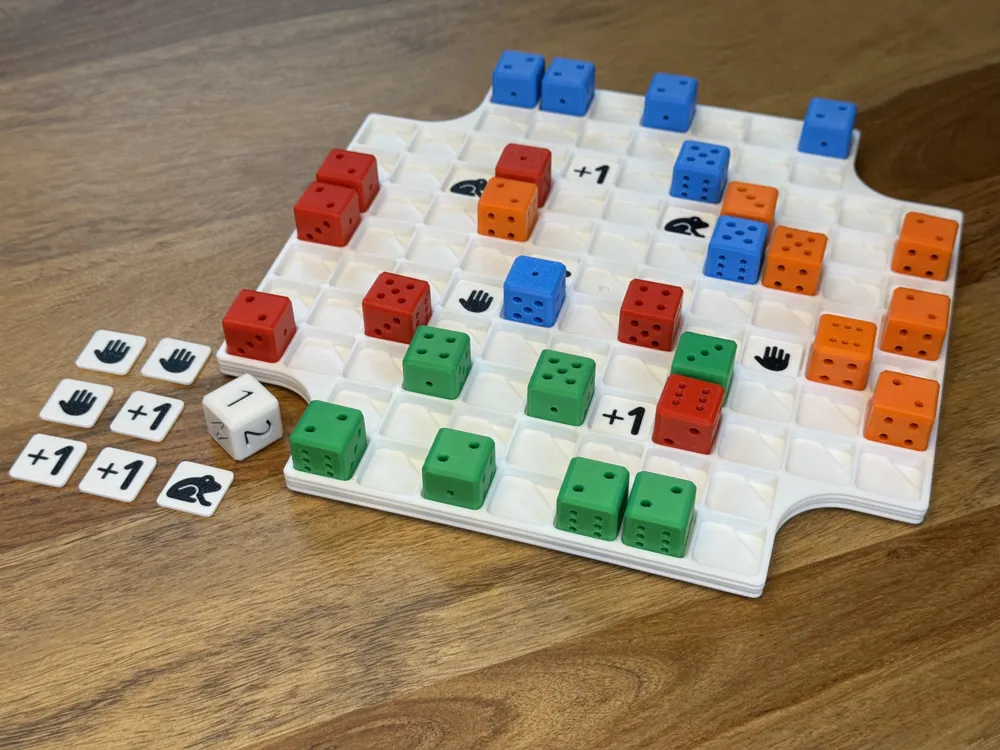 Tumblin' Tactics - Fun Dice Tumbling Game - Free 3D Print Model ...